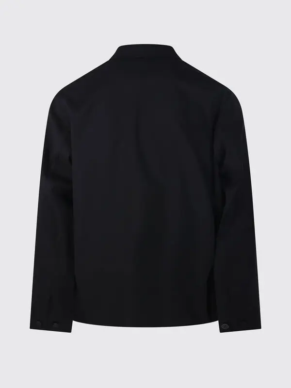 HEVO Virgin Wool Blend Shirt With Concealed Fastening And Patch Pockets
