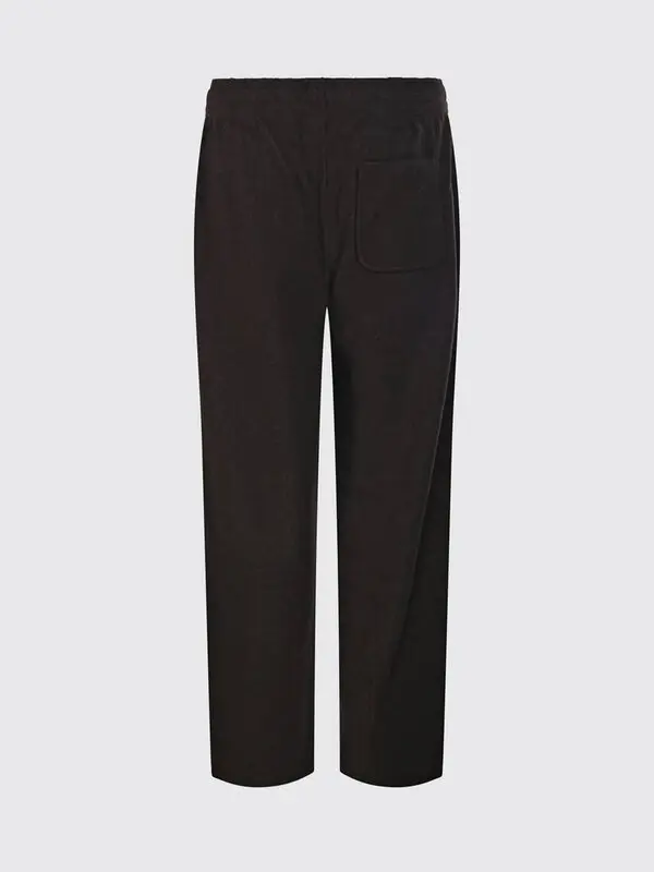 Maison Kitsuné Fleece Trousers With An Elasticated Drawstring Waist - Brown