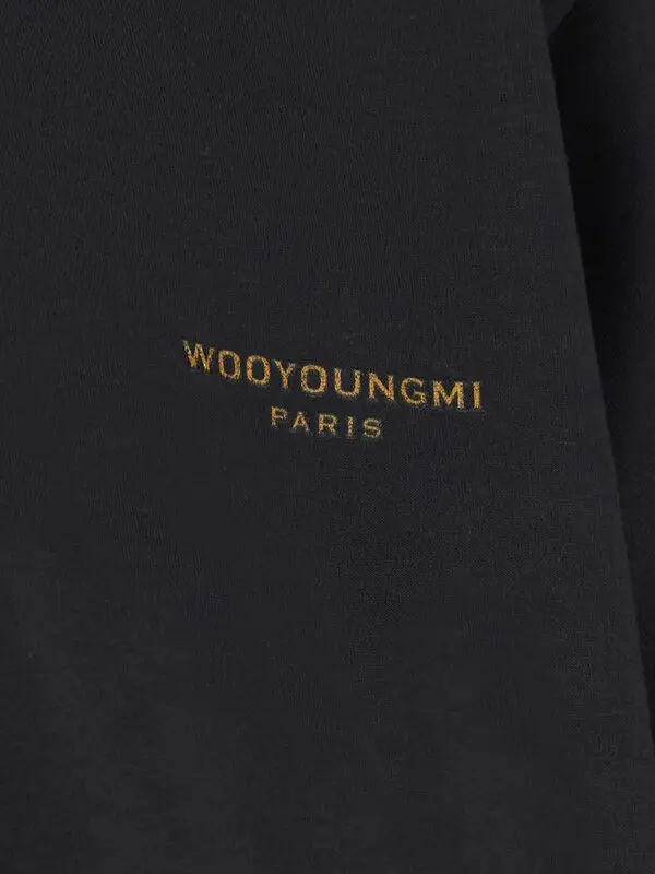 WOOYOUNGMI Relaxed Fit Cotton T-shirt With Graphic Print And Logo