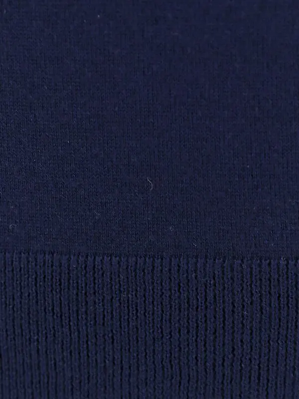BRAMANI CASHMERE Crewneck Jumper In Pure Wool With Long Sleeves - Blue