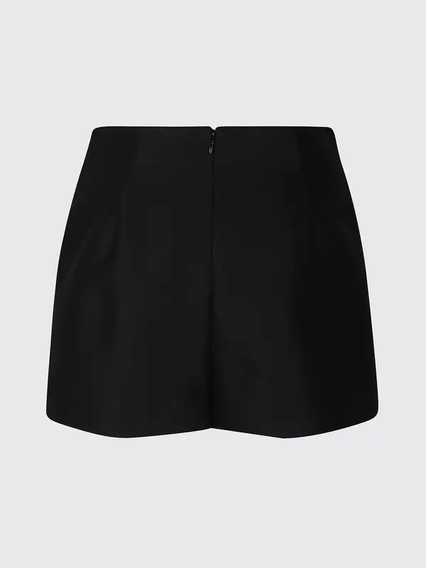 Balenciaga Mid-rise Wool And Silk-blend Wrap Shorts
