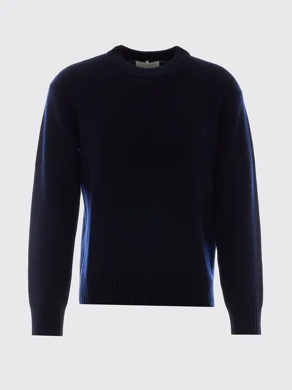 LISA YANG 100% Cashmere Crewneck Jumper With Dropped Shoulders - Blue