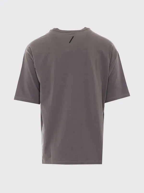 THOM KROM Relaxed Fit Cotton And Modal T-shirt With Dropped Shoulders - Grey 1