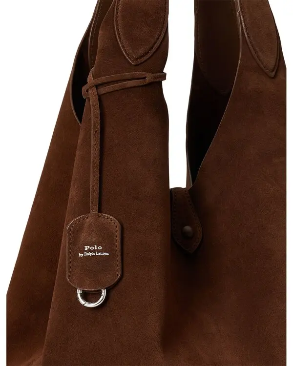 Polo Ralph Lauren Polo Play Large Suede Tote Bag
