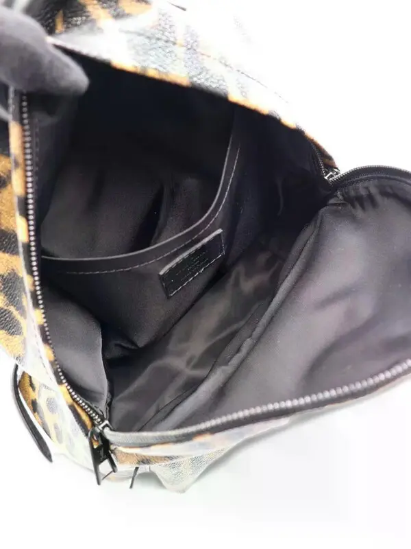 LOUIS VUITTON 2016 Pm Palm Springs Leopard-print Backpack