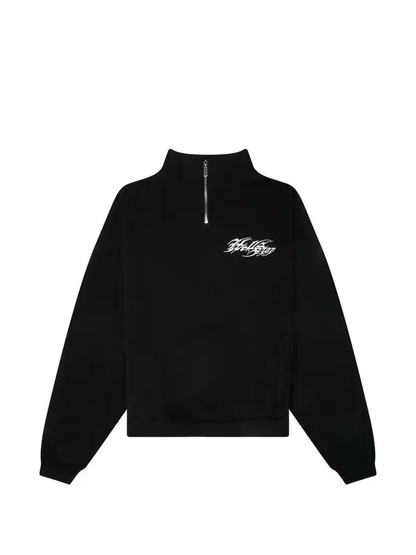 HELLSTAR Tattoo Logo Quarter-zip Sweatshirt