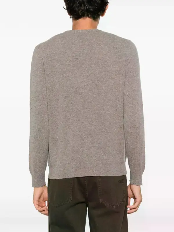 VELA SHOP Crew-neck Long-sleeve Sweater