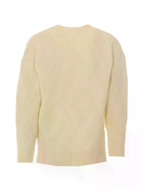 LANVIN Cloud V-neck Cardigan - Neutrals