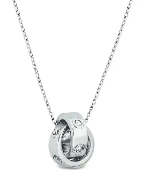 Michael Kors Logo And Cubic-zirconia Necklace
