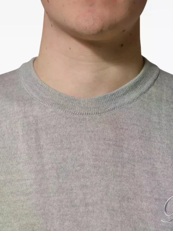 Dolce & Gabbana Logo-embroidered Crew-neck Sweater