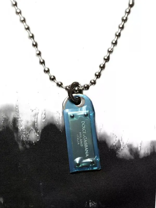 Dolce & Gabbana Dog-tag Necklace T-shirt