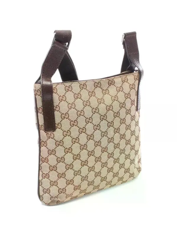 Gucci 2000s Gg Canvas Shoulder Bag - Neutrals