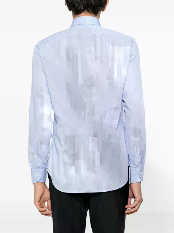 VELA SHOP Vincent Gingham-check Long-sleeve Shirt