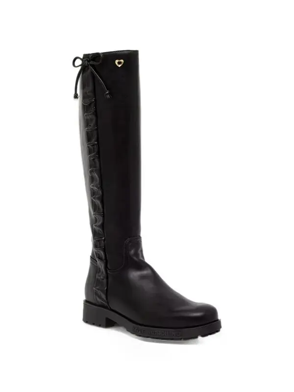 Moschino Bow-detail Knee-high Boots