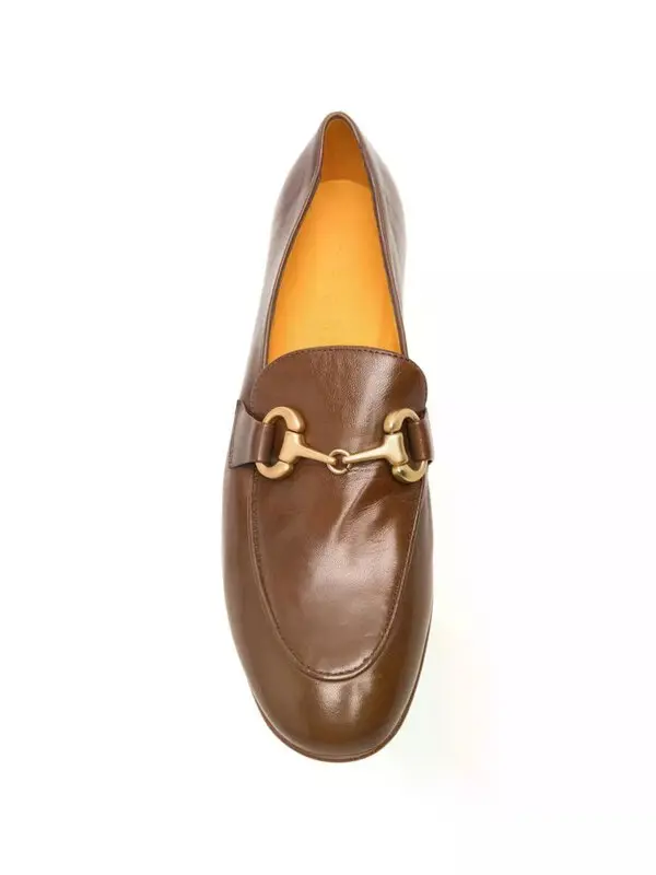 MARA BINI Horsebit Leather Loafers