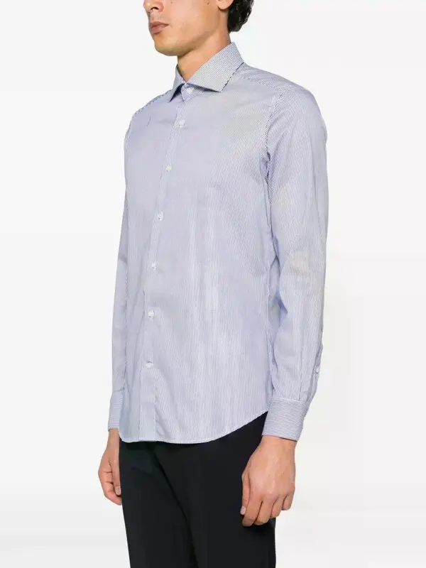 VELA SHOP Vincent Striped Long-sleeve Shirt
