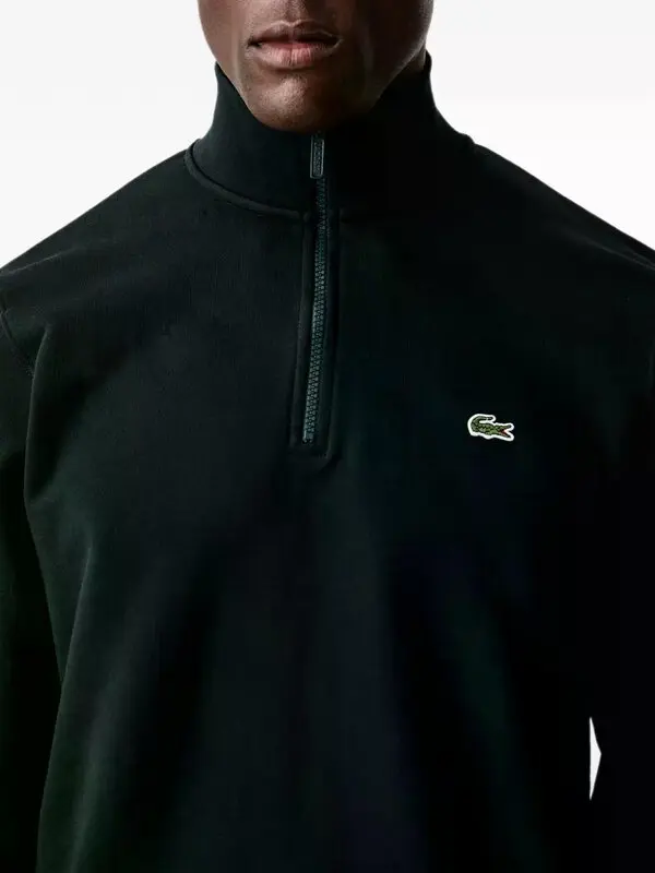 Lacoste Zip-up Fleece Sweatshirt