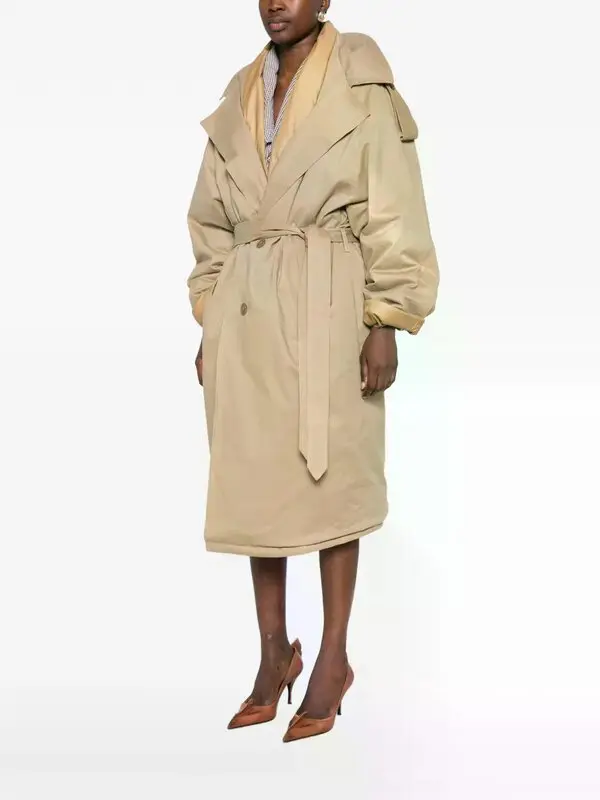 Marie Adam-Leenaerdt Belted Oversized Coat - Neutrals