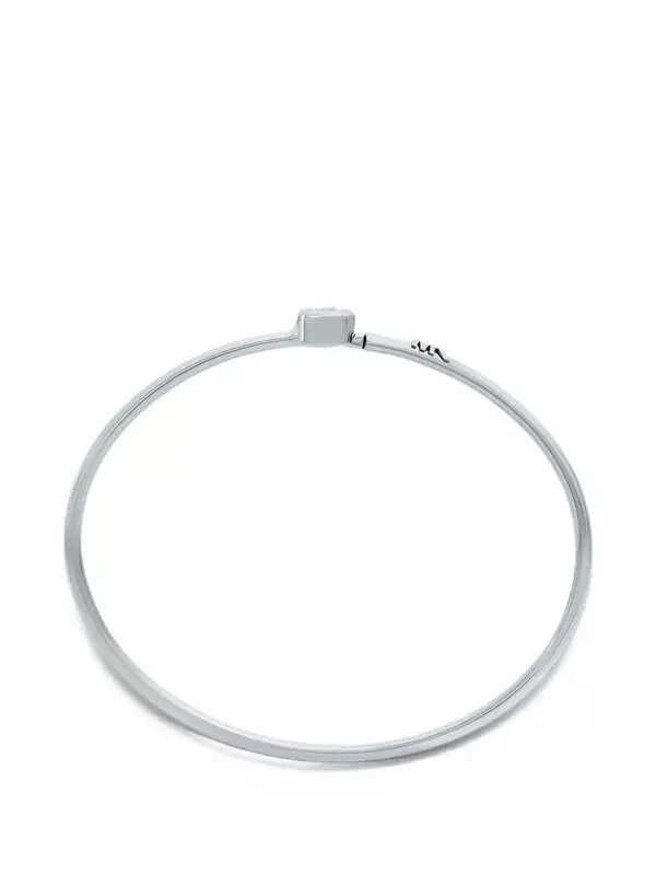 Michael Kors Crystal-embellished Logo Bracelet - Silver