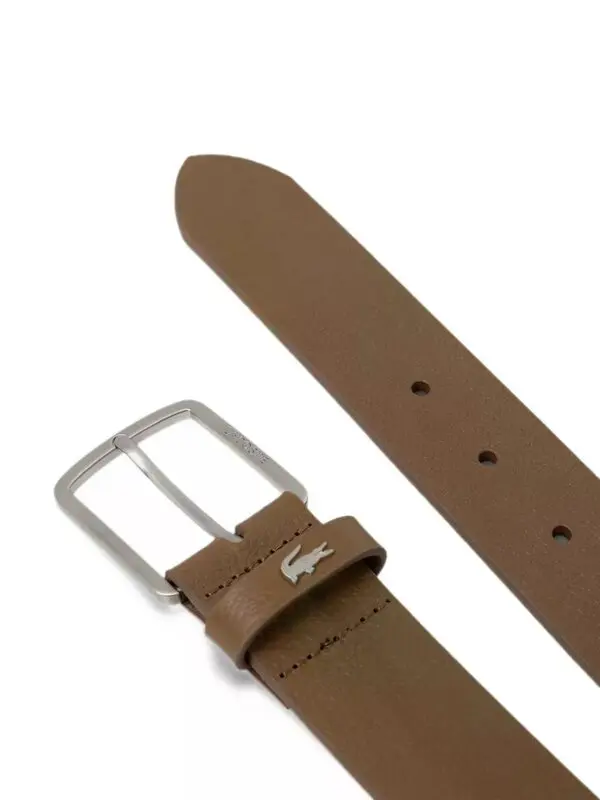 Lacoste Grained Leather Belt