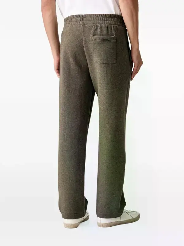 Guess Logo-embroidered Pintuck-detail Track Pants