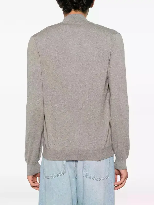 GRAN SASSO Zip-up Knitted Cardigan