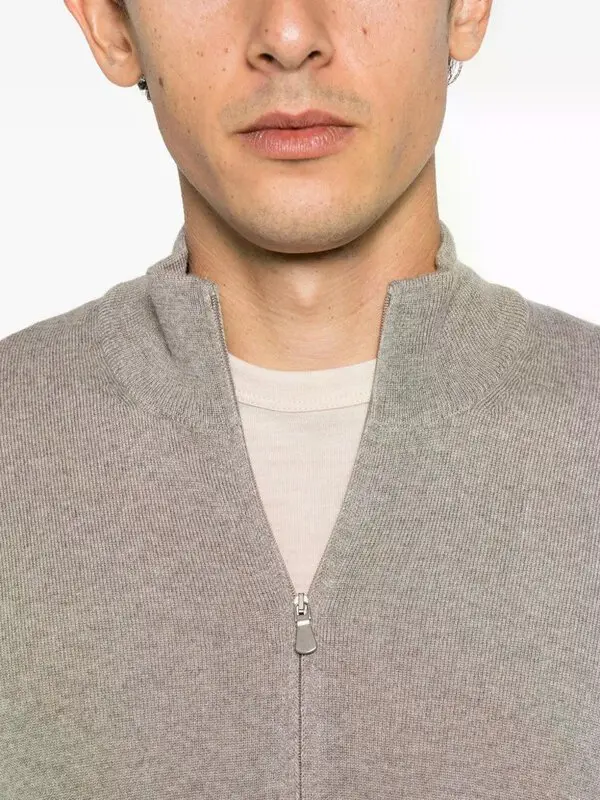 GRAN SASSO Zip-up Knitted Cardigan