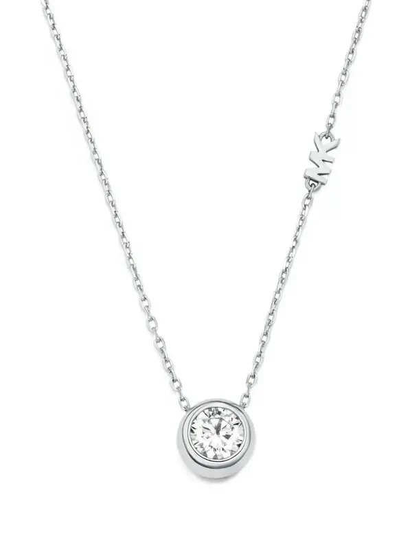 Michael Kors Round-stone Pendant Necklace