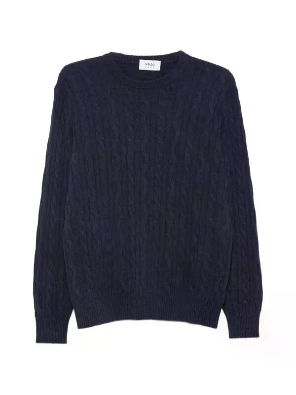VELA SHOP Cable-knit Sweater