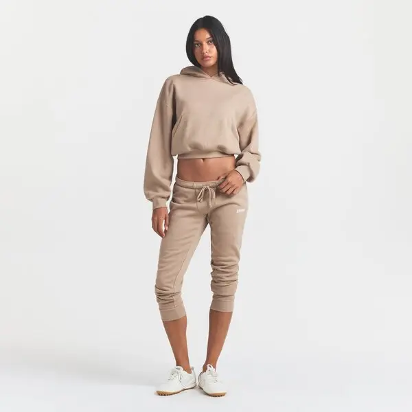 SKIMS Logo Legging | Light Neutral | | Cotton Fleece