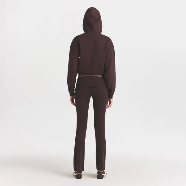 SKIMS Logo Hoodie | Deep Neutral | | Cotton Fleece