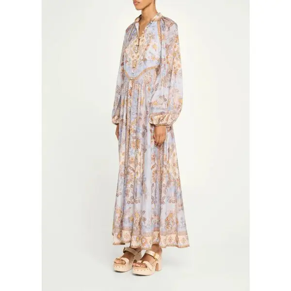 Zimmermann Echo Billow Silk Maxi Dress