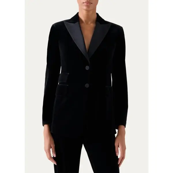 Akris Percival Velvet Jersey Jacket