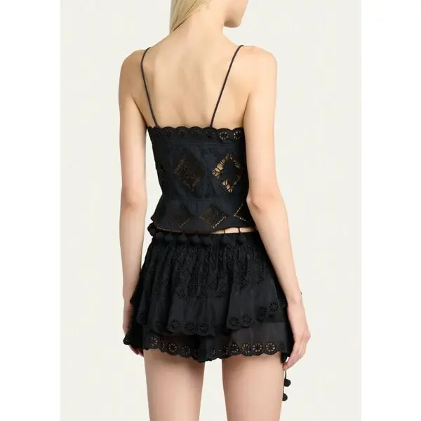 Isabel Marant Étoile Nelssy Broderie Anglaise Sleeveless Top