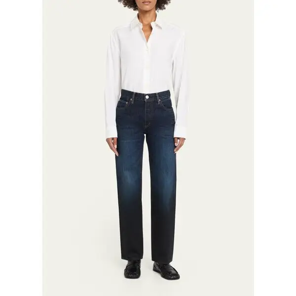 Moussy Vintage Monta Straight-leg Denim Jeans