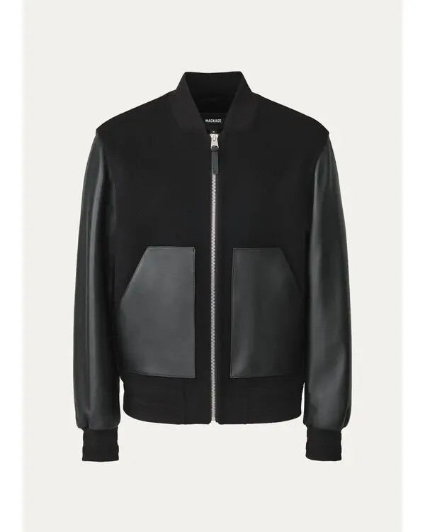 Mackage Tripp Wool Bomber Jacket