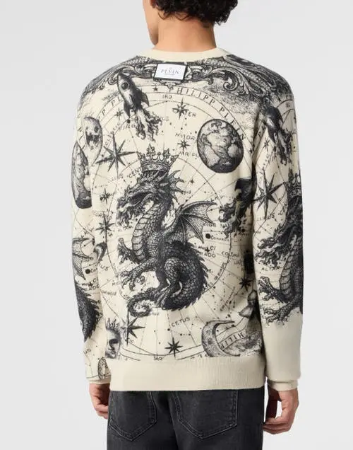 Philipp Plein Cashmere Pullover Zodiac