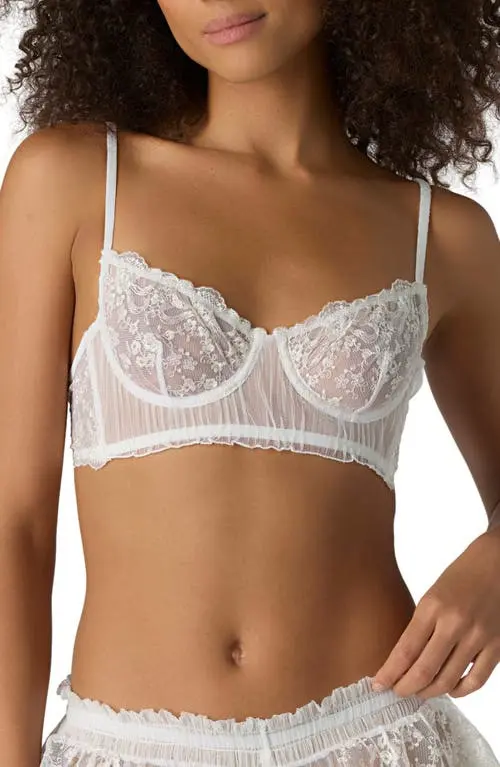 Free People Intimately Fp Love Like You Balconette Bra - Clean Ivory Combo