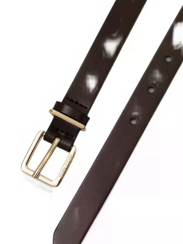 Marc O'polo Lara Logo-engraved Buckle Belt