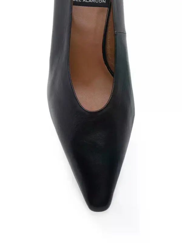 ANGEL ALARCON Pointed-toe Leather Pumps
