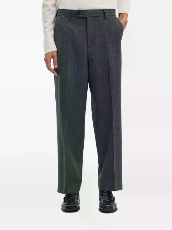 SELECTED Brooks Herringbone Trousers