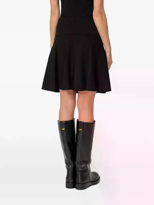 TWINSET Actitude Scalloped-trim Knitted Miniskirt