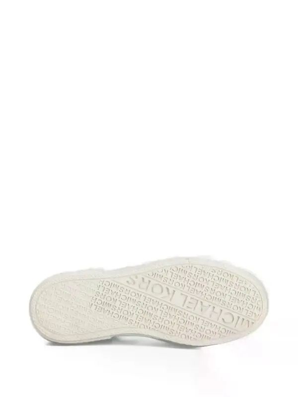 Michael Kors Lindsey Platform Sneakers In Perforated Suede
