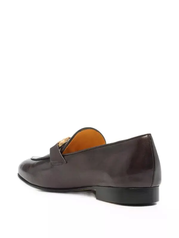 MARA BINI Horsebit Leather Loafers
