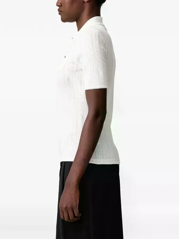 Lacoste Slim-fit Pointelle-knit Polo Shirt