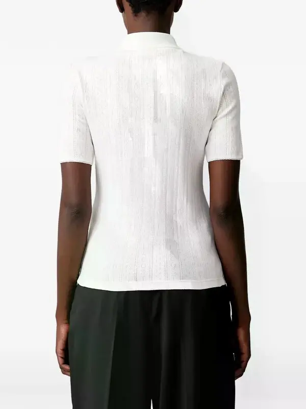 Lacoste Slim-fit Pointelle-knit Polo Shirt