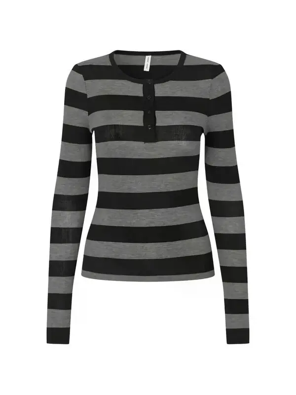 Samsøe Samsøe Striped Long-sleeve Top