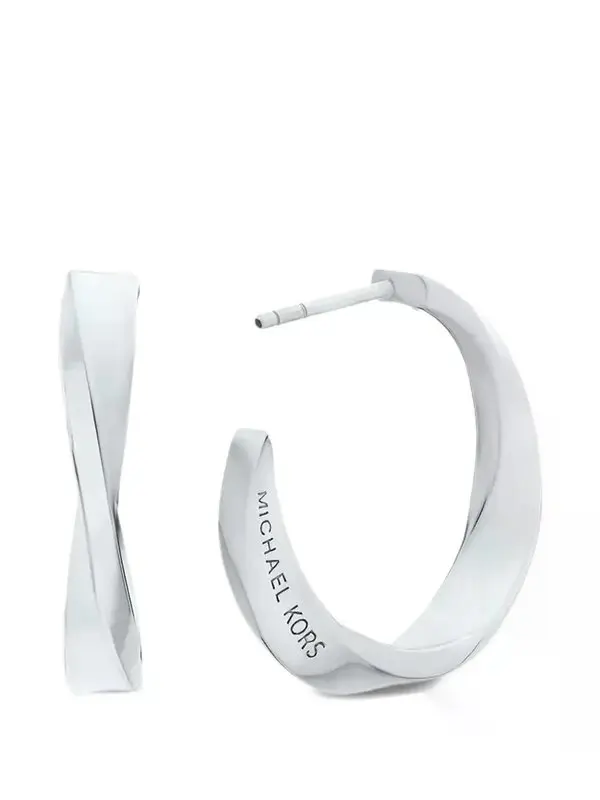 Michael Kors Twist Hoop Earrings