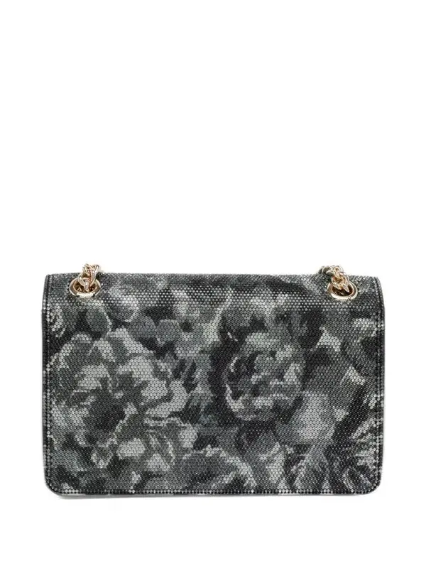 Pinko Mini Love Bag One Light Fully Rhinestoned Crossbody Bag