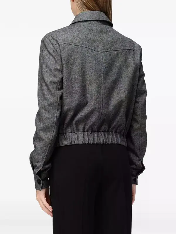HANITA Button-up Elasticated-hem Jacket